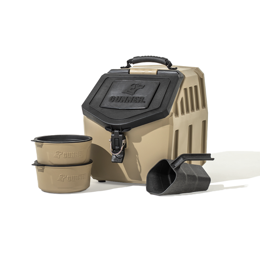 Dog Food Storage Bin | GUNNER Food Crate | GUNNER